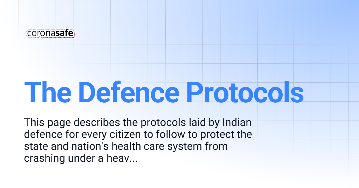 The Defence Protocols | Defence Protocols
